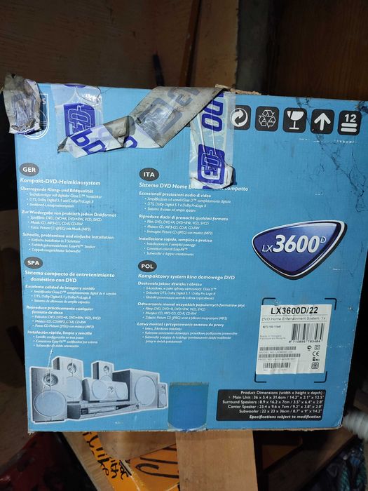 Домашний кинотеатр PHILIPS LX3600D: 2 000 грн. - Акустичні системи ...