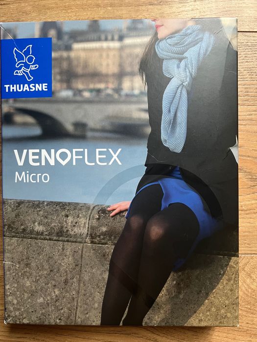 Панчохи компресійні жіночі Venoflex Micro 2 клас з відкритим носком: 1 ...