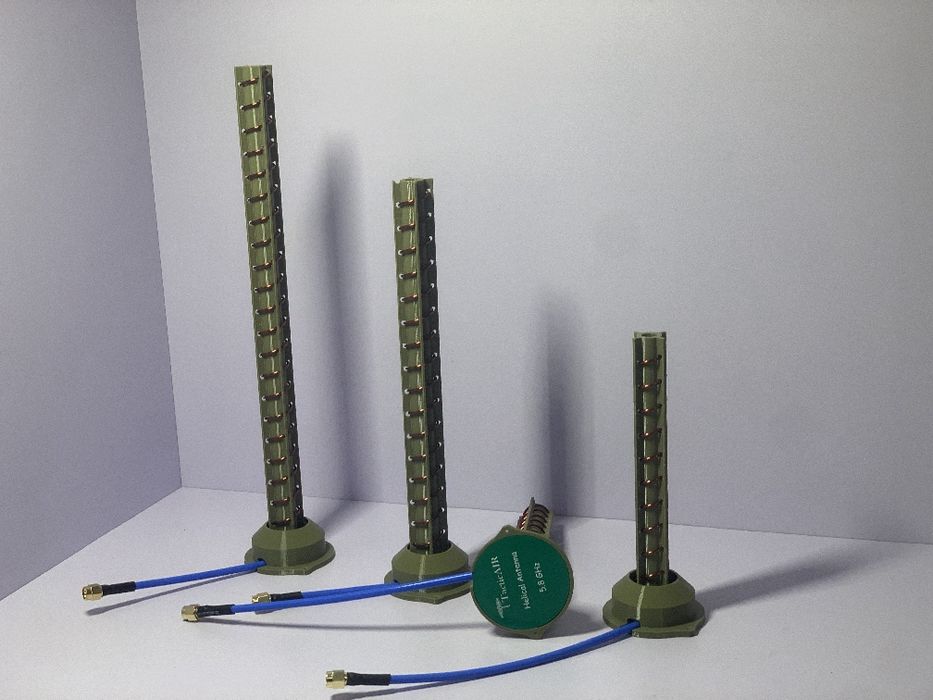 Спіральна (Helical, Helix) fpv антена 4.9 - 5.8Ghz RHCP: 1 100 грн. - Аксесуари для ...