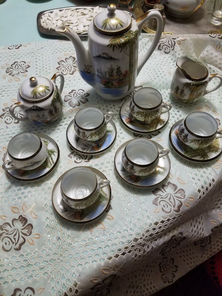 Кофейный сервис, Ямасен Япония,и Нифрит: 3 500 грн. - Посуд / кухонне ...