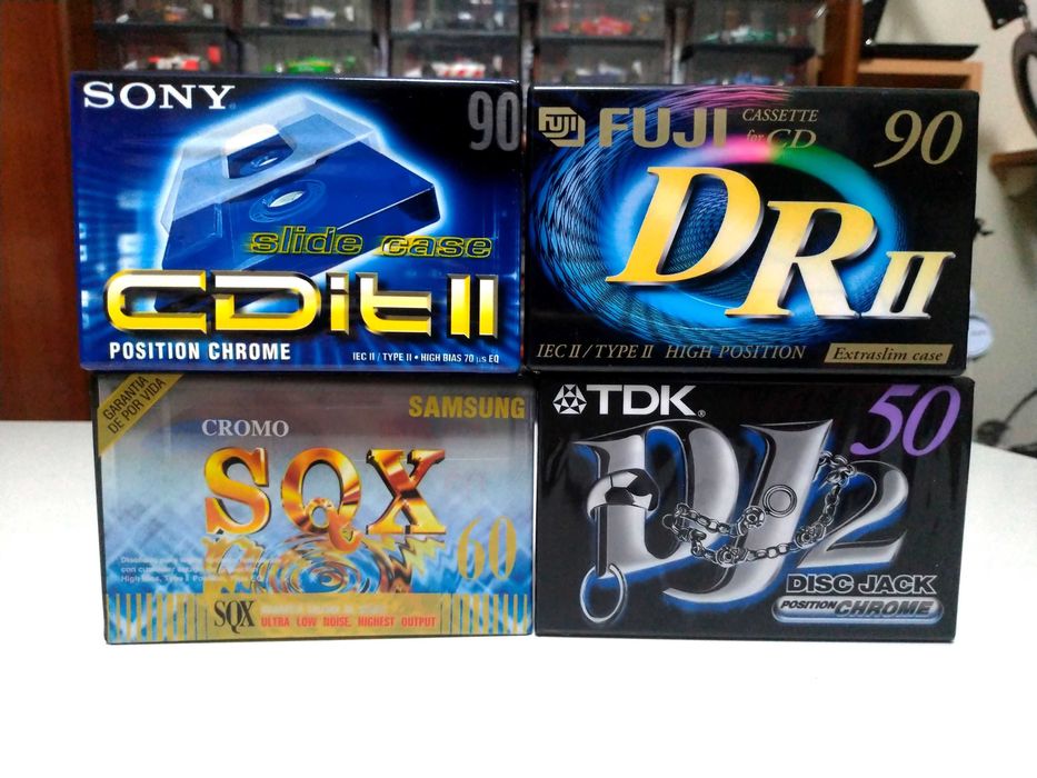 4x Cassetes Chrome Position Type II Novas e Seladas Cidade Da Maia • OLX.pt