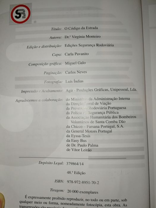 Livro Código da Estrada Águeda E Borralha • OLX Portugal