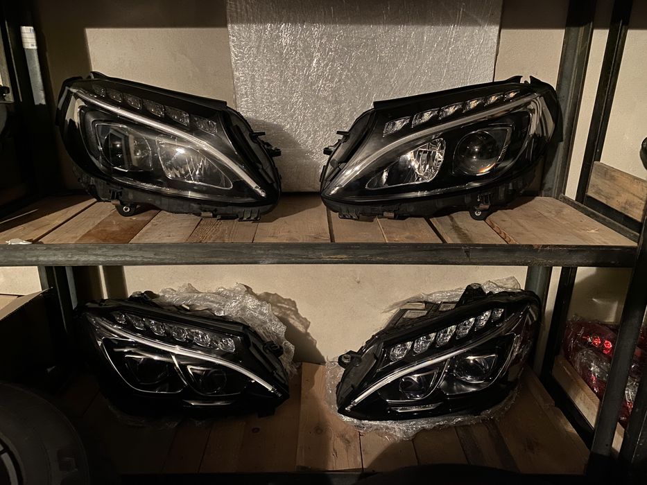 Фары оптика Мерседес C W205 multibeam led full led Оригинал: 1 200 ...