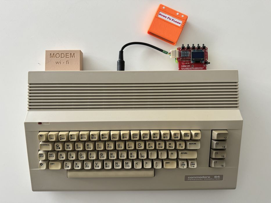Commodore 64|KungFuFlash|Pi1541 EpyxFastLoad|Modem WiFi Palędzie • OLX.pl