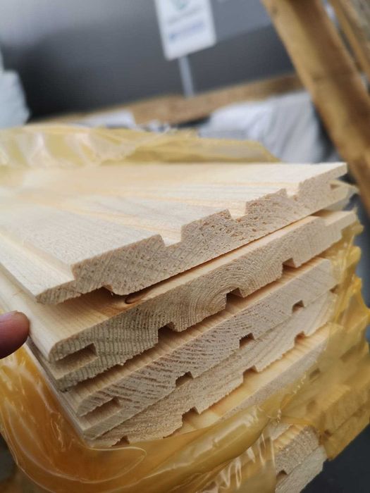 Deska elewacyjna podbitka, boazeria 19x146 SOFTLINE elewacje drewniane ...