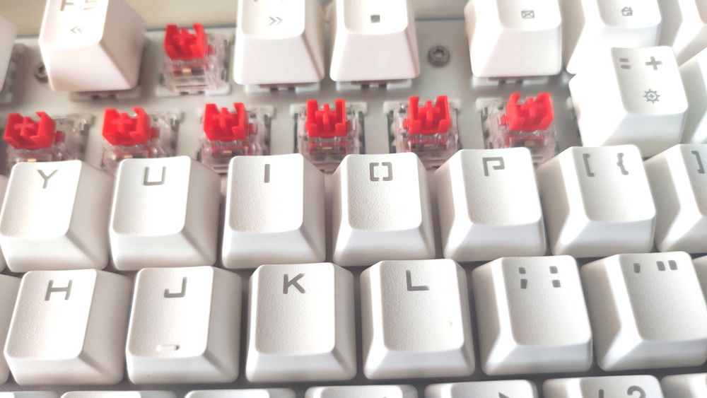 104 Klawisze CherryMX KeyCaps backlit białe MOTOSPEED Wrocław Fabryczna ...