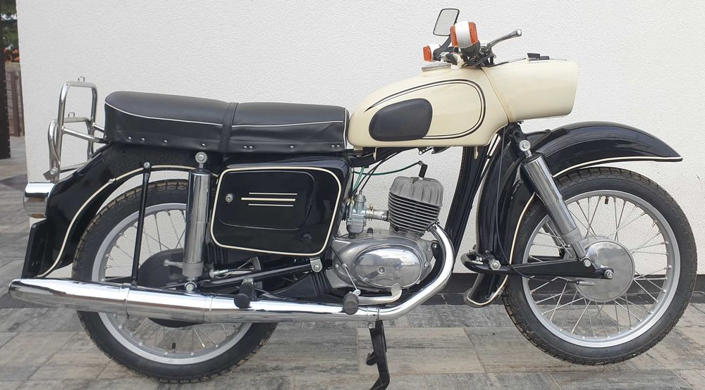 MZ ES 125 Trophy po renowacji, zarejestrowany, kat. B, zapłon CDI -12V ...