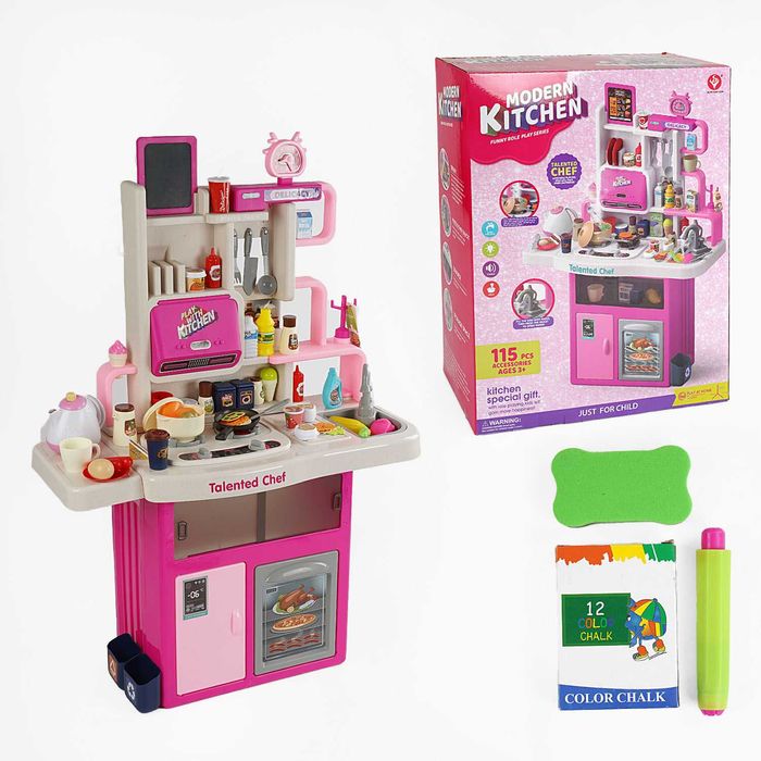 Кухня 102 см світло звуки приготування пар помпова подача води 115 акс ...