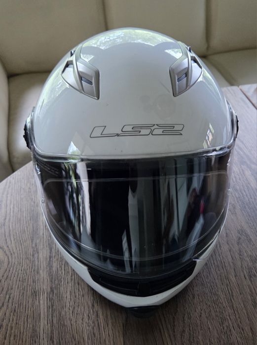 Kask szczękowy używany, LS2 FF370.1 Easy Biały XXL Warszawa Włochy • OLX.pl
