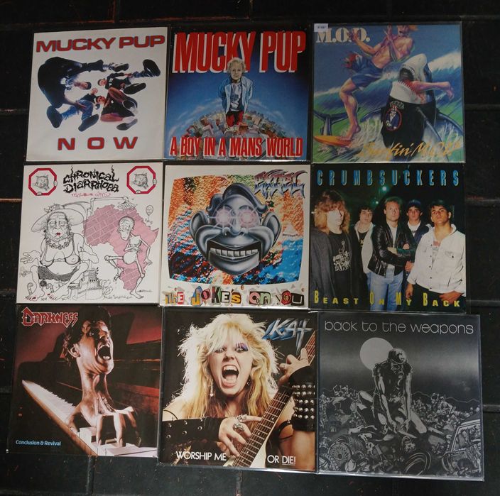 VINIL de época: 80's Thrash / Crossover Mucky Pup. M.O.D. D.R.I ...