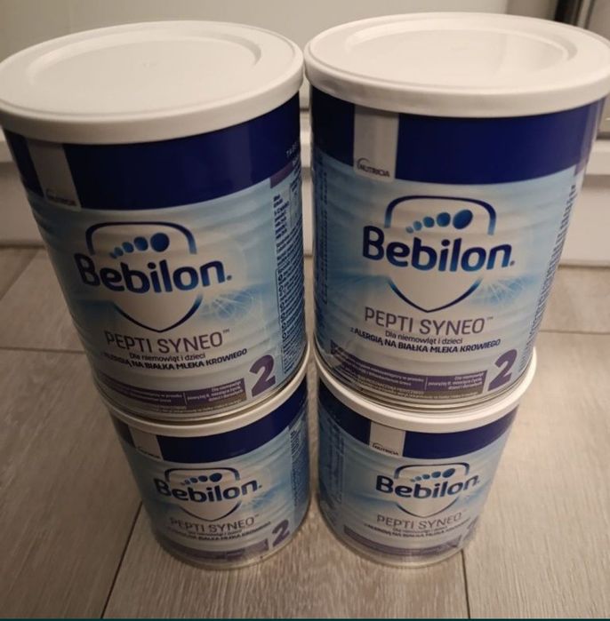 4x Bebilon pepti syneo 2 Mleko dla dzieci z alergia pokarmowa Września ...