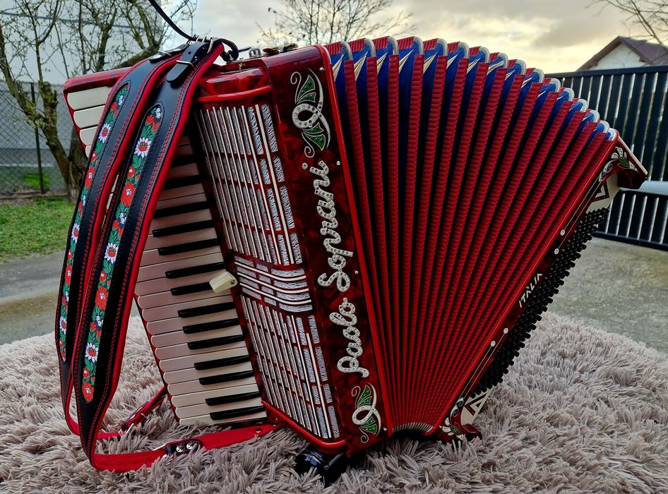 Akordeon- Paolo Soprani 120 bas Piękny !! Głowno • OLX.pl