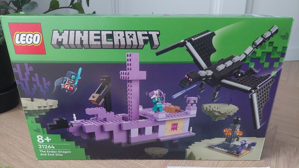 Lego Minecraft 21264 Smok Kresu i Statek Kresu. Polecam! Stan bdb ...
