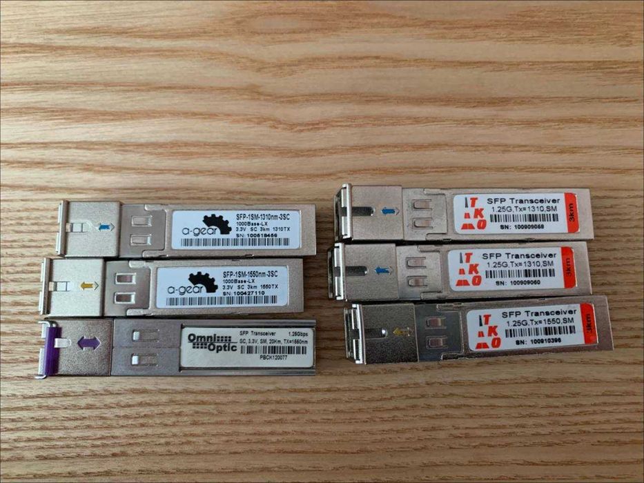 Різні SFP модулі SC/LC RJ-45 | S/D | 3/10/20/40km | 155/1/10gb: 80 грн ...