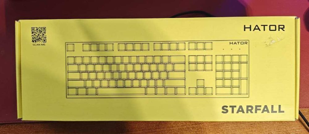 Ігрова клавіатура Hator Starfall Rainbow Origin Blue (HTK-609) вживана ...