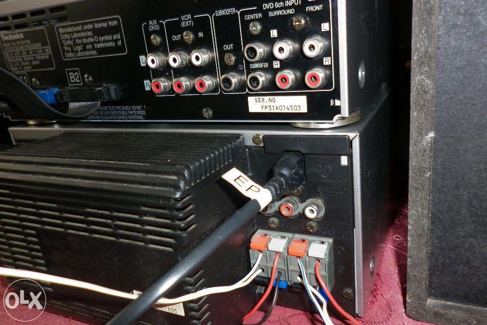 Super Wieża Technics SA-EH790 z MP3, 2 x 100W+ 1 x 80W+ 2 x 40W 360RMS ...