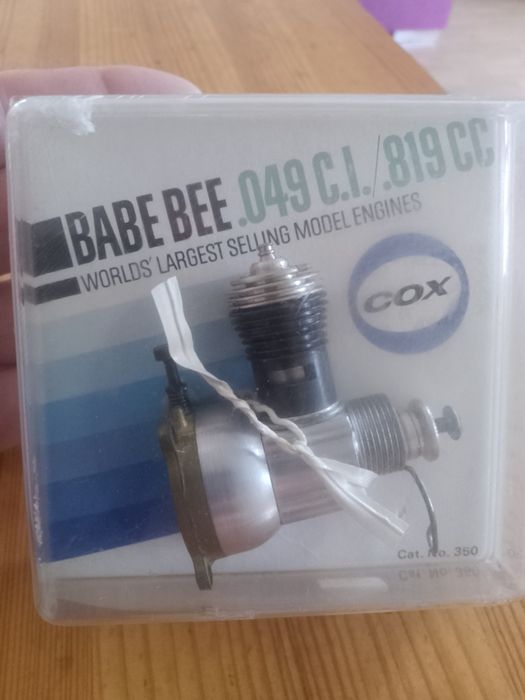 Babe Bee Cox Model silnika RC Samolot Nowy zabytkowy Oryginalny USA ...