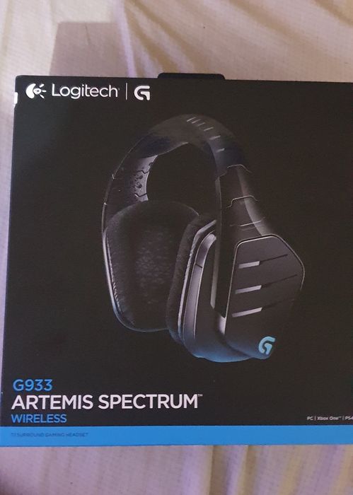 Logitech G933 Artemis Spectrum 7.1 Headset Gaming Sem Fios preto ...