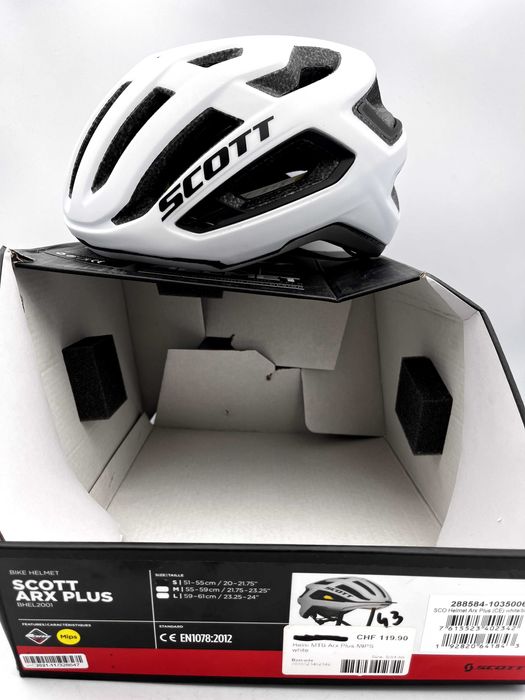 Nowy Kask Rowerowy Scott Arx Plus Mips r. S (51-55cm) Ostrów ...