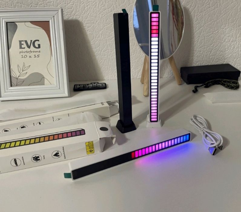 Rgb світильник з світлодіодами та мікрофоном 175 грн Освітлення Рівне на Olx