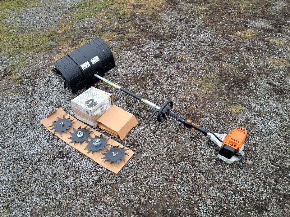 Nowa zamiatarka glebogryzarka STIHL KM131R kombi system KM131 R KM 131 ...