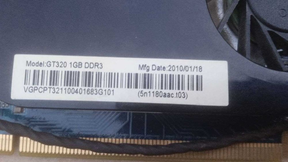 Видеокарта Nvidia GeForce gt320 1gb: 299 грн. - Комплектуючі та ...