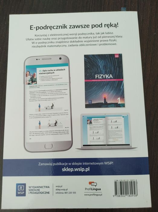 Zbiór zadań fizyka 1 WSiP zakres rozszerzony Lublin • OLX.pl