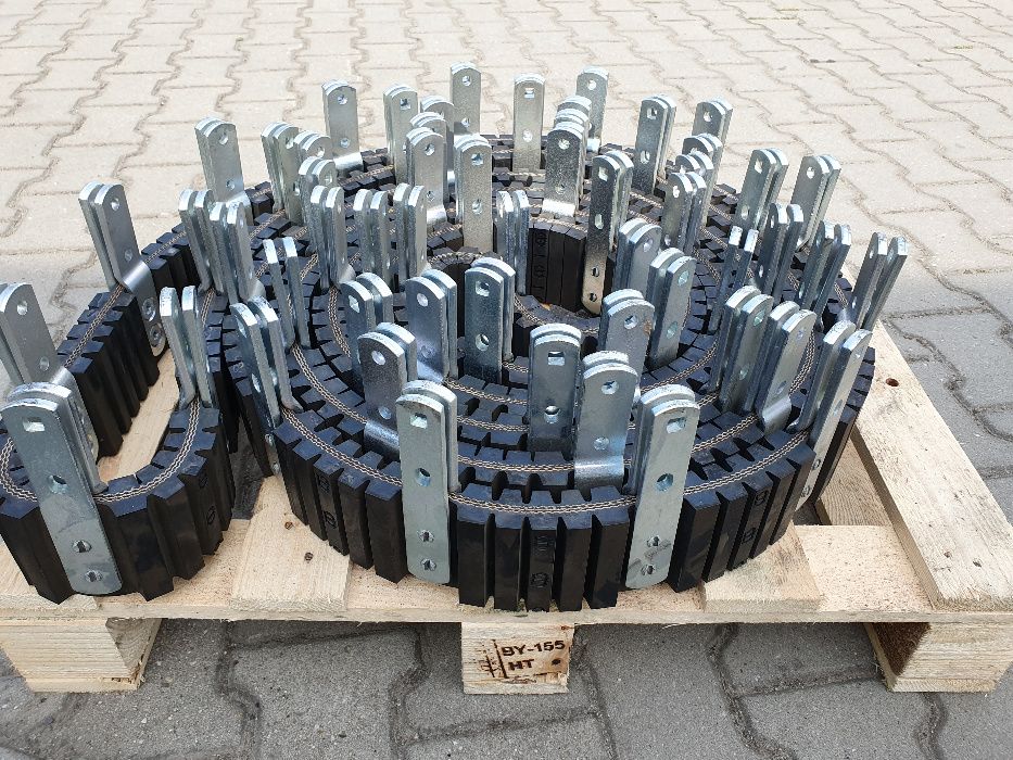 Krone Comprima Taśma Pasy gumowe komory zwijania Para NovoGrip F155 CV ...