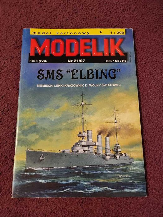 SMS "ELBING" KRĄŻOWNIK z I WŚ Kartonowy model do sklejania Zgierz • OLX.pl