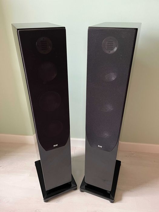 Elac FS 249 z JET black high gloss - kolumny podłogowe Szczecin ...