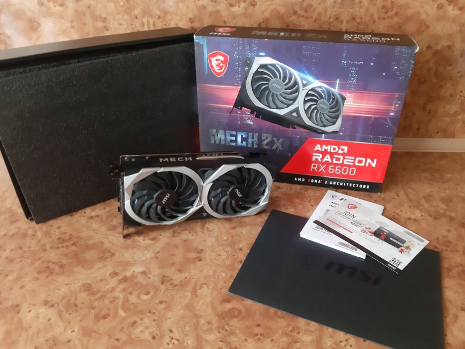 MSI RX 6600 Mech 2X 8GB GDDR6 (128bit): 5 950 грн. - Комплектуючі та ...