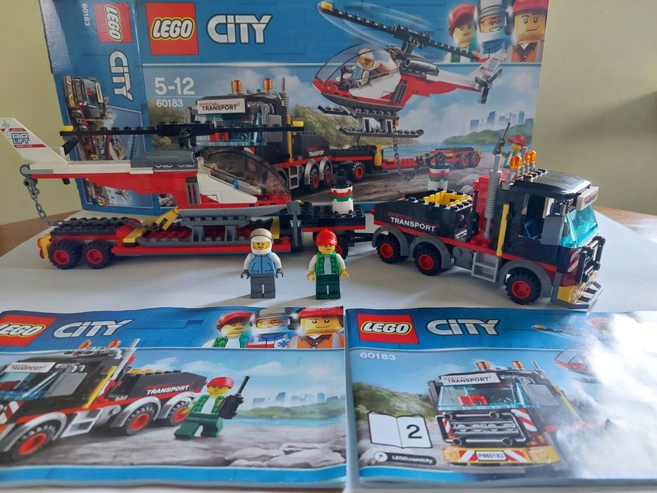 Klocki LEGO 60183 Ciężarówka z helikopterem Wrocław Fabryczna • OLX.pl