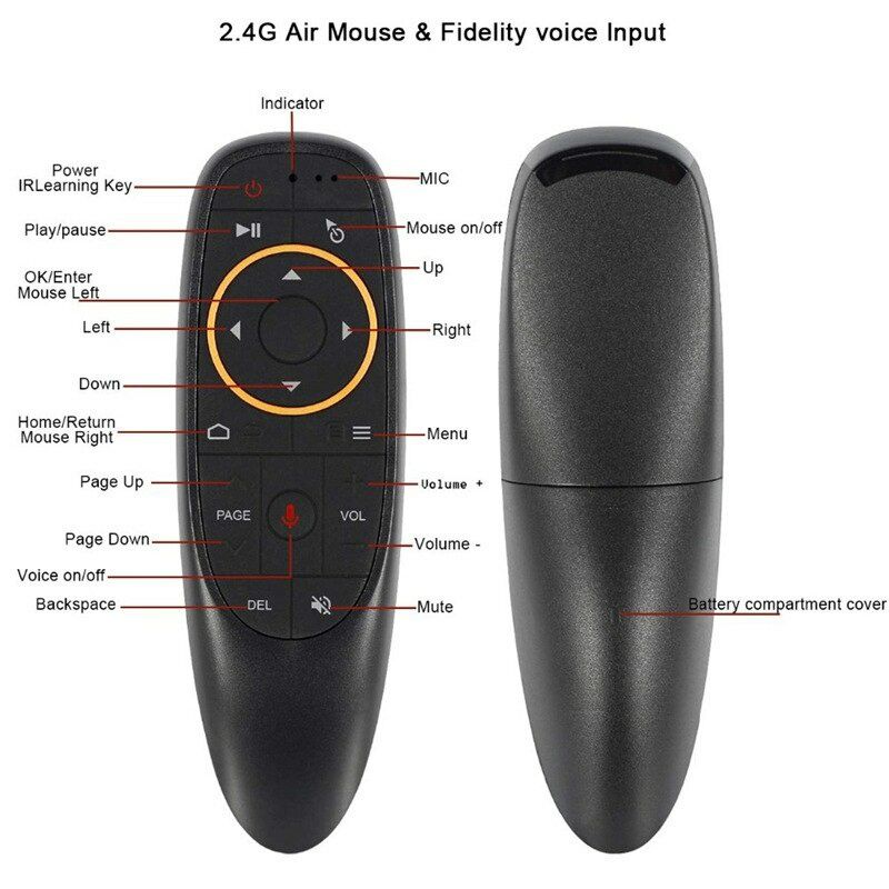 Пульт G10S Air Mouse Аеропульт голосове управління Гіроскоп Аероомишка ...