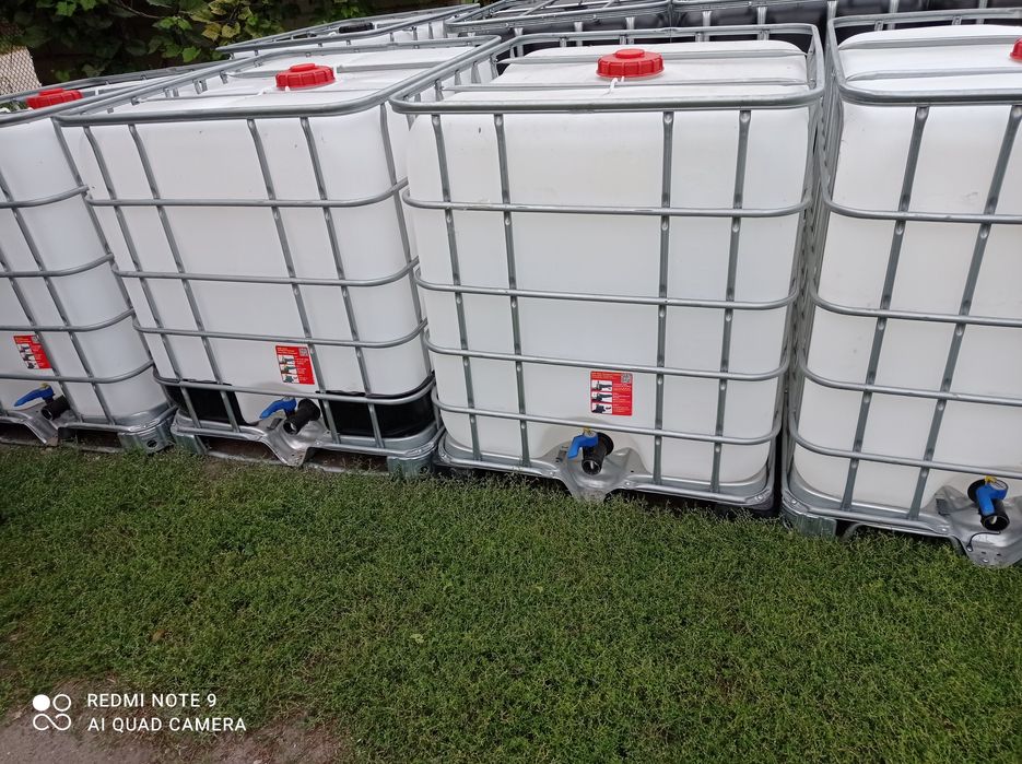 Zbiornik beczka mauzer mauser paletopojemnik IBC 1000l kontener 600l ...