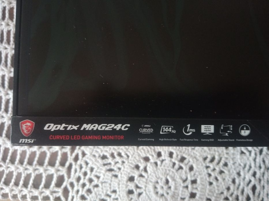 Monitor gamingowy Optix MAG24C zakrzywiony ekran Góra Kalwaria • OLX.pl