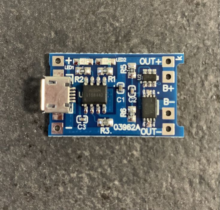 Плата зарядки li-ion 18650 21700 с защитой Micro Usb TP4056: 30 грн ...
