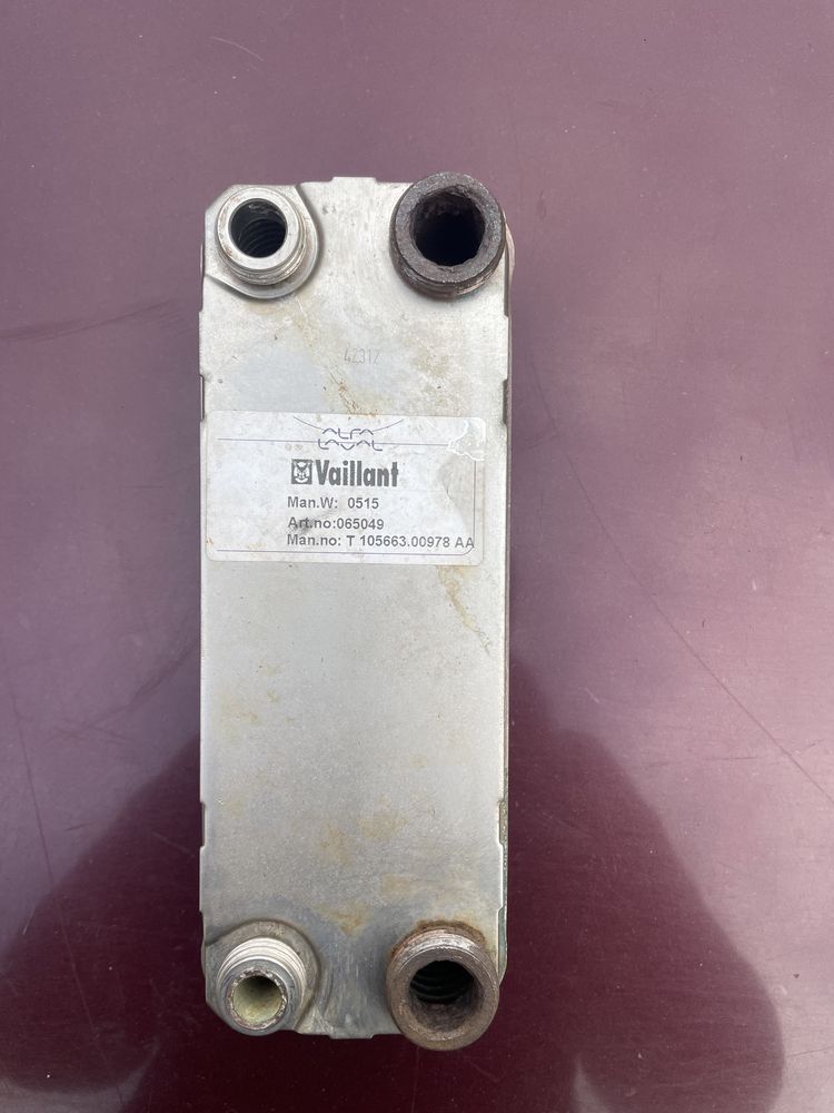 Продам теплообменник вторичный для котла Vaillant: 999 грн. - Опалення ...