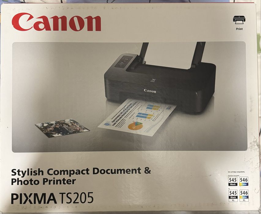 Принтер Canon Pixma TS205: 1 900 грн. - Периферійні пристрої Суми на Olx