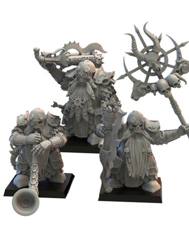 Death Guard Command Group - Lost Kingdom Miniatures - Behelit Print ...
