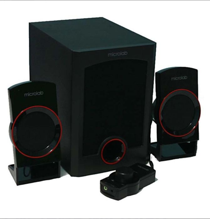 Стаціонарна система Microlab M/111 Black с красным: 580 грн. - Акустичні системи Трускавець на Olx