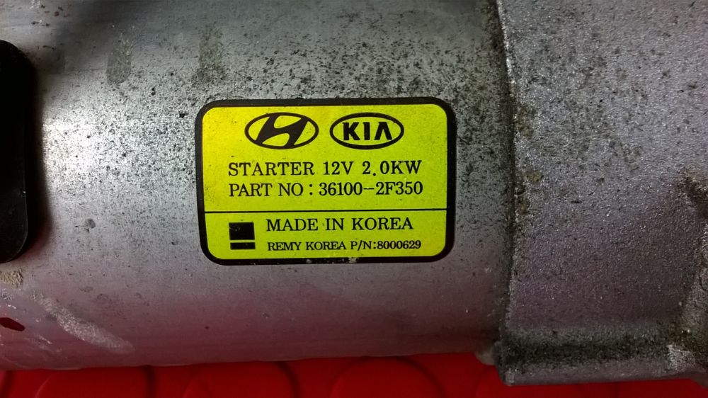 Motor de Arranque - 36100-2F350 [Hyundai SantaFe IV] Gondomar (São ...