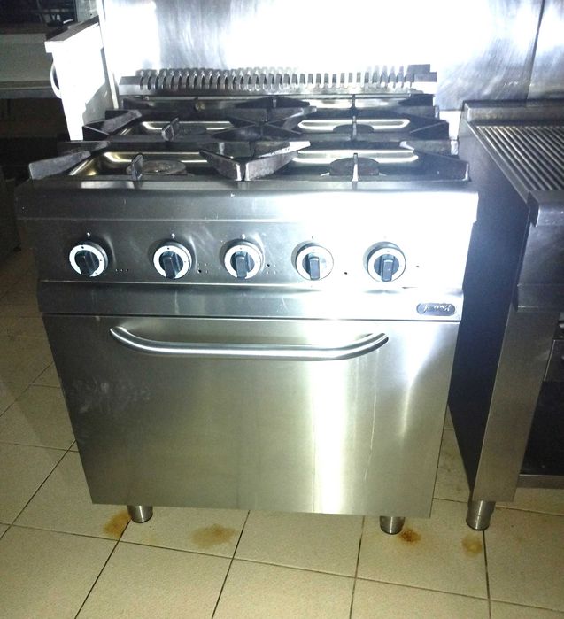 Fogão Industrial 4 bicos Marca JUNEX com Forno Nazaré • OLX.pt