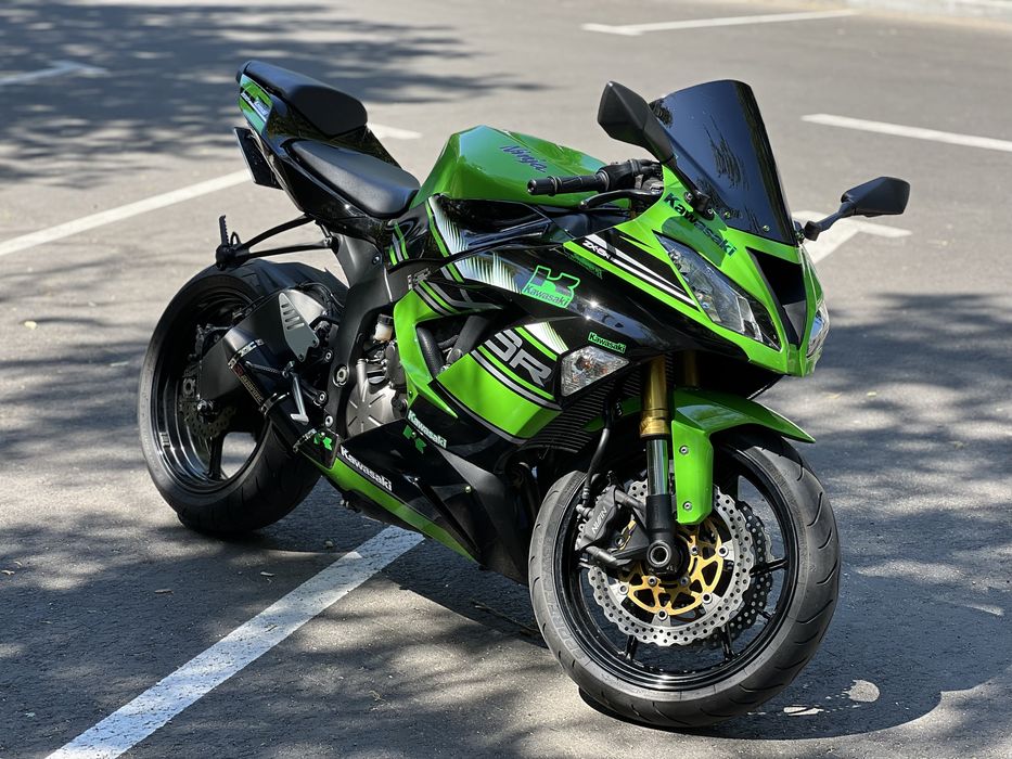 Kawasaki ZX6R zx6-r 636 обслужений спортбайк мото: 4 899 $ - Мотоцикли Черкаси на Olx