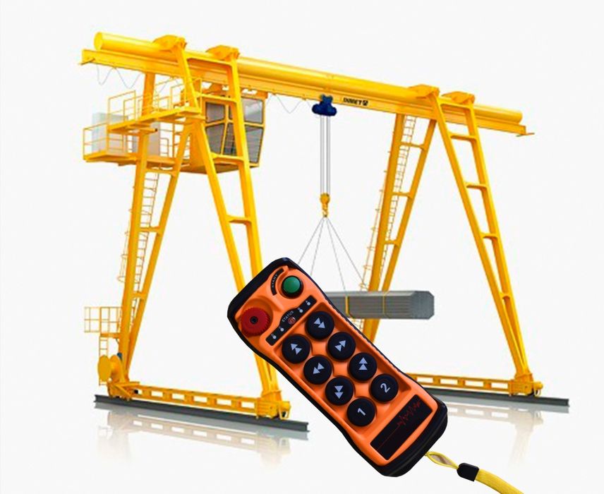 Пульт дистанционный, радиопульт для крана, тельфера, радиоуправление: 2 ...