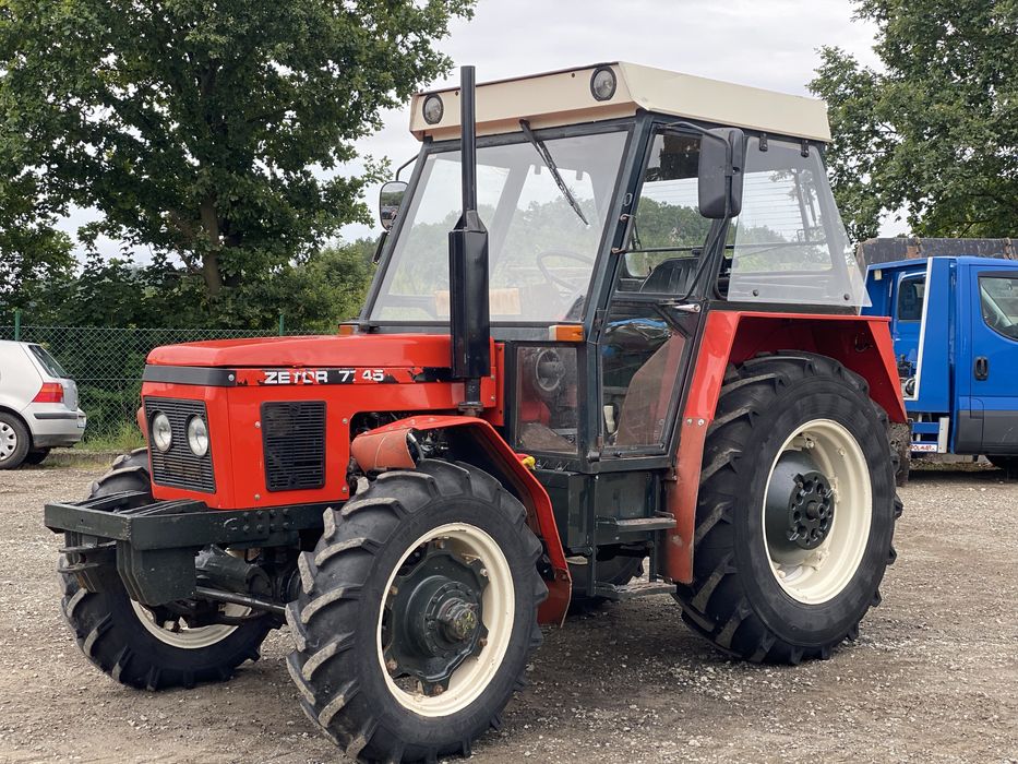 Zetor 7745 napęd 4x4, Pneumatyka do przyczep, 7340 Super stan, 7245 ...
