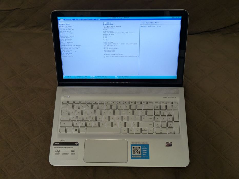 Hp ENVY AMD FX 8800p 15.6: 2 025 грн. - Ноутбуки Дніпро на Olx