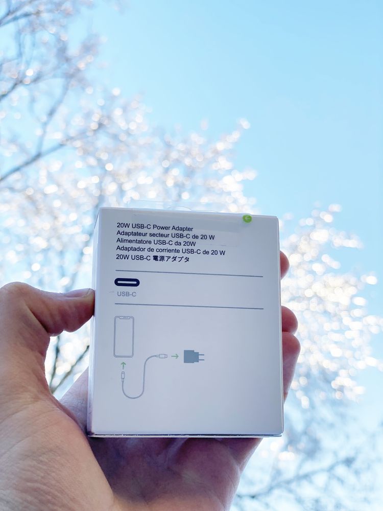 Оригінальний Адаптер Apple 20W USB-C /БЫСТРАЯ зарядка Блок оригинал ...