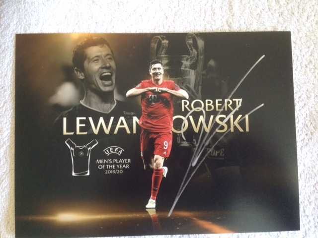 Robert Lewandowski oryginalny autograf RARYTAS Warszawa Wola • OLX.pl