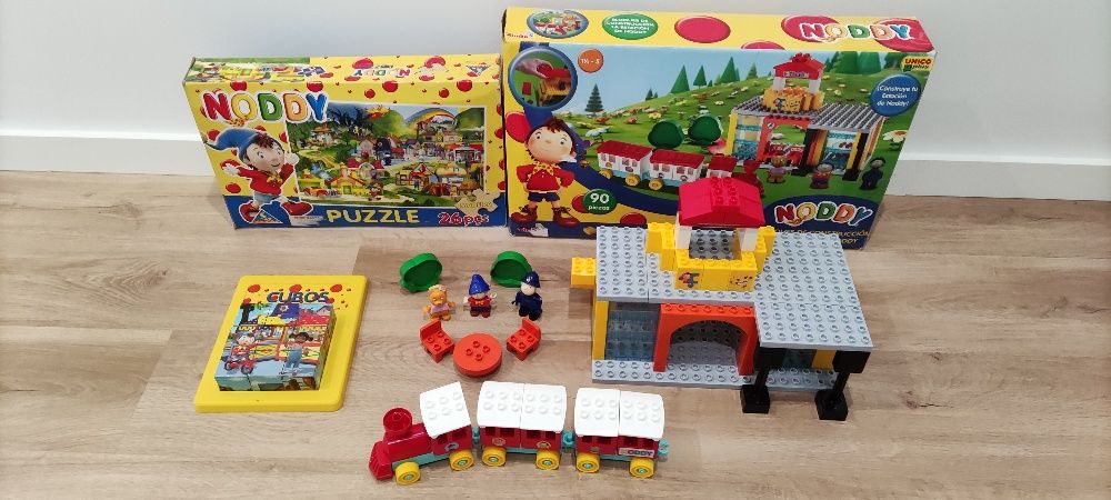 Conjunto estacão comboios lego NODDY + 2 puzzles Porto • OLX Portugal