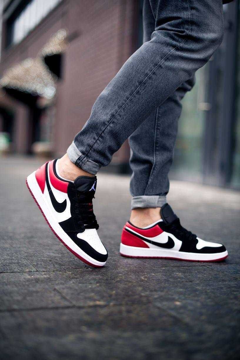 Кроссовки Nike Air Jordan 1 мужские Найк Джордан кожа Nike Air Force: 1 ...